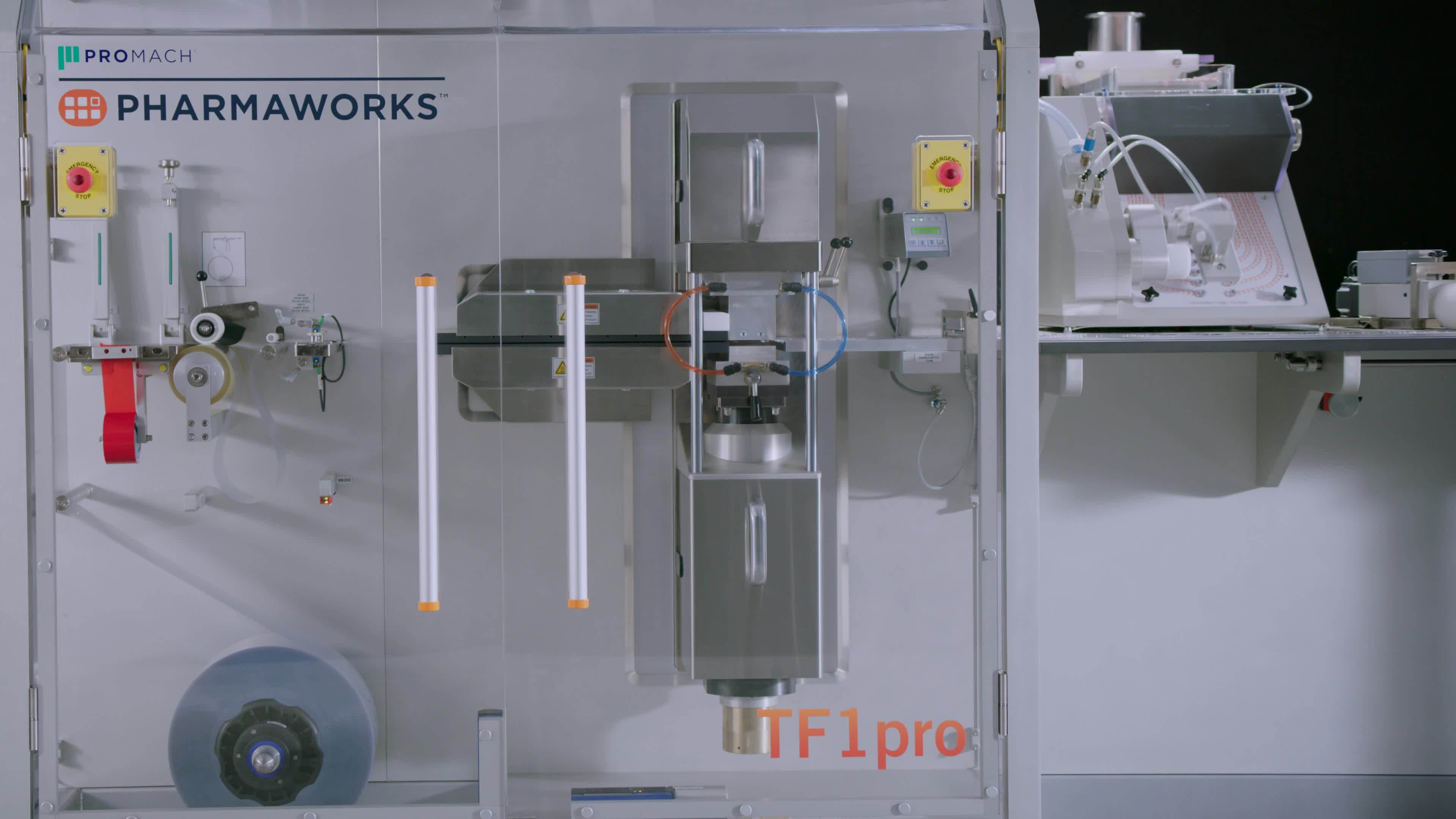 TF3 Blister Machine w/ Tube-Style Feeder | Pill & Pod Feeding System ...